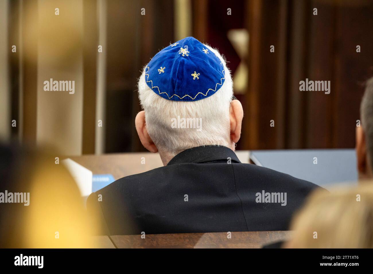 Der Präsident des Zentralrats der Juden in Deutschland Joseph Schuster ...