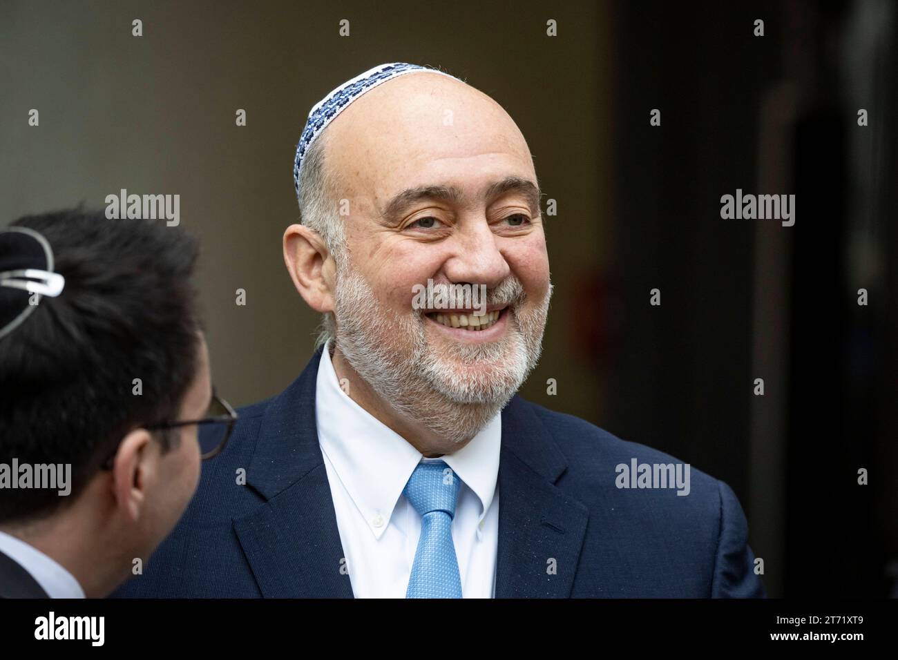 Israels Botschafter Ron Prosor C am Ende der Zentralen ...
