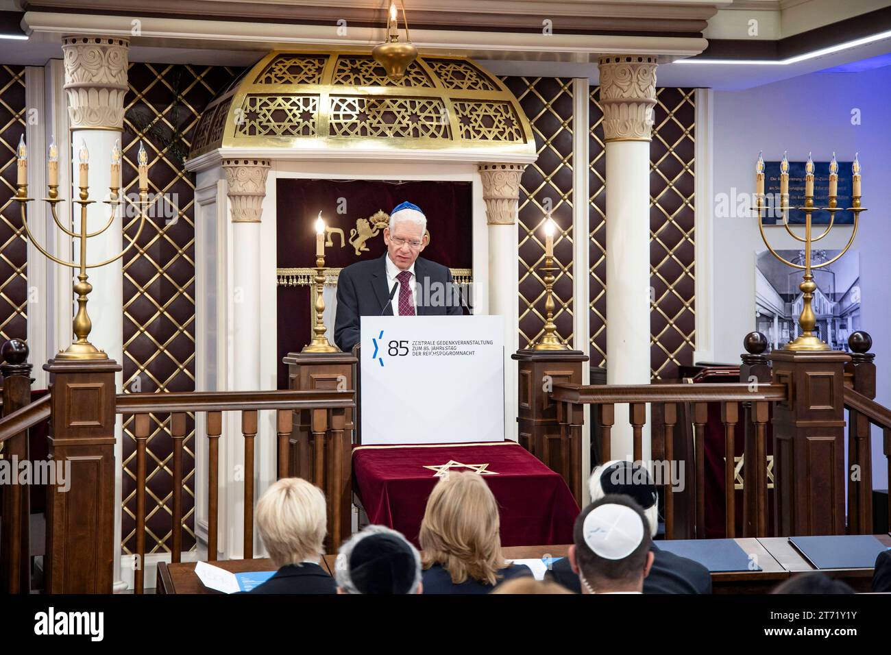 Der Präsident des Zentralrats der Juden in Deutschland Joseph Schuster ...