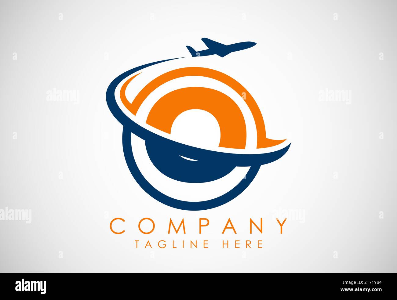 Initial alphabet with Aeroplan. Travel icons. Aviation logo sign ...
