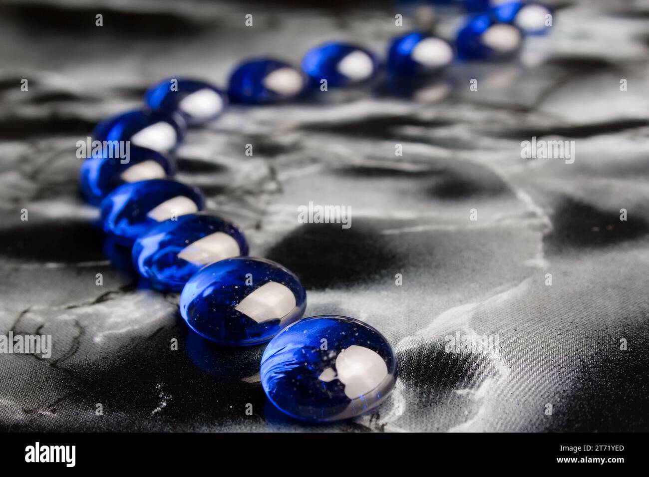 Detail of path of blue stone; Detail of path of blue stone Stock Photo ...