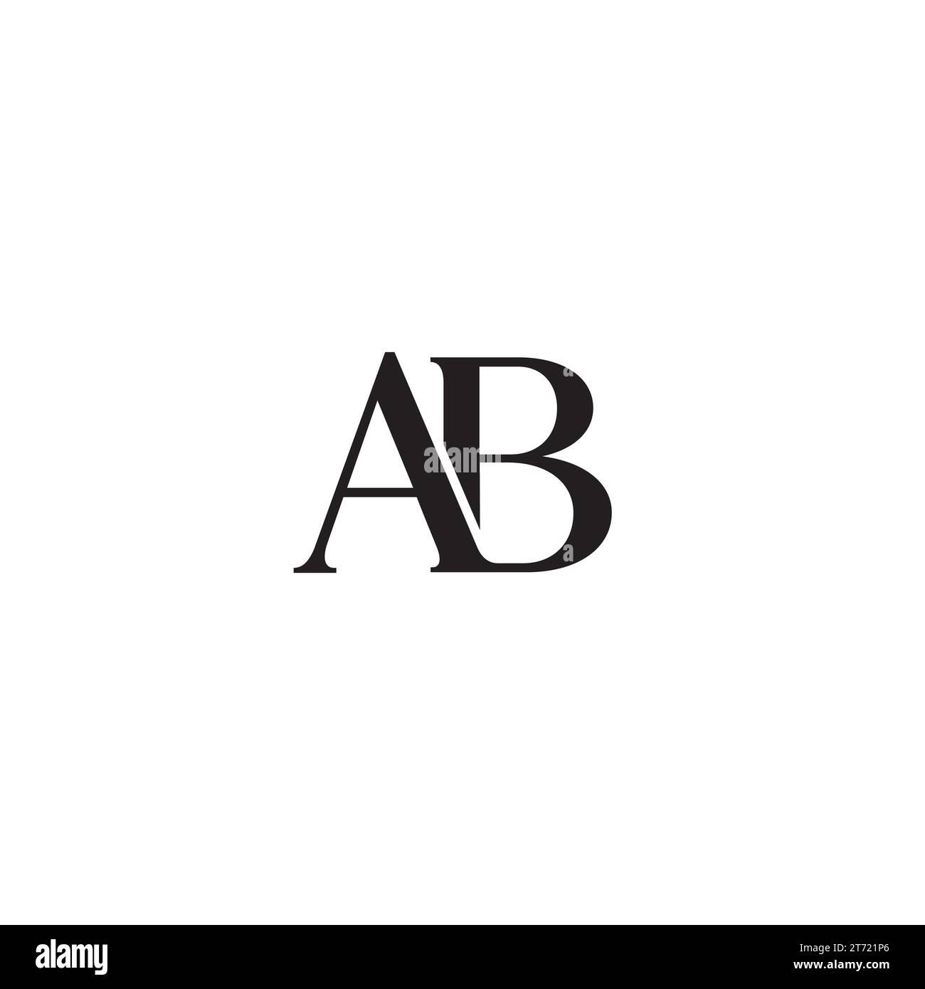 Letter AB logo or icon design Stock Vector Image & Art - Alamy