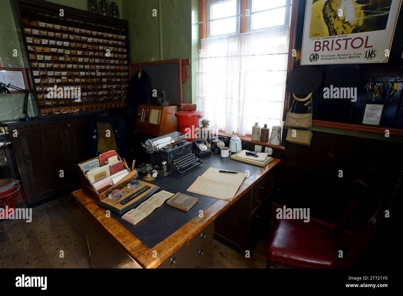 The original Great Western Railway ticket office at Blue Anchor Station ...
