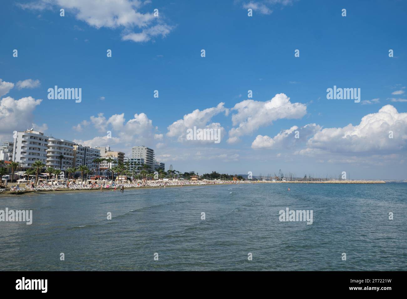 Larnaca finikoudes beach hi-res stock photography and images - Alamy