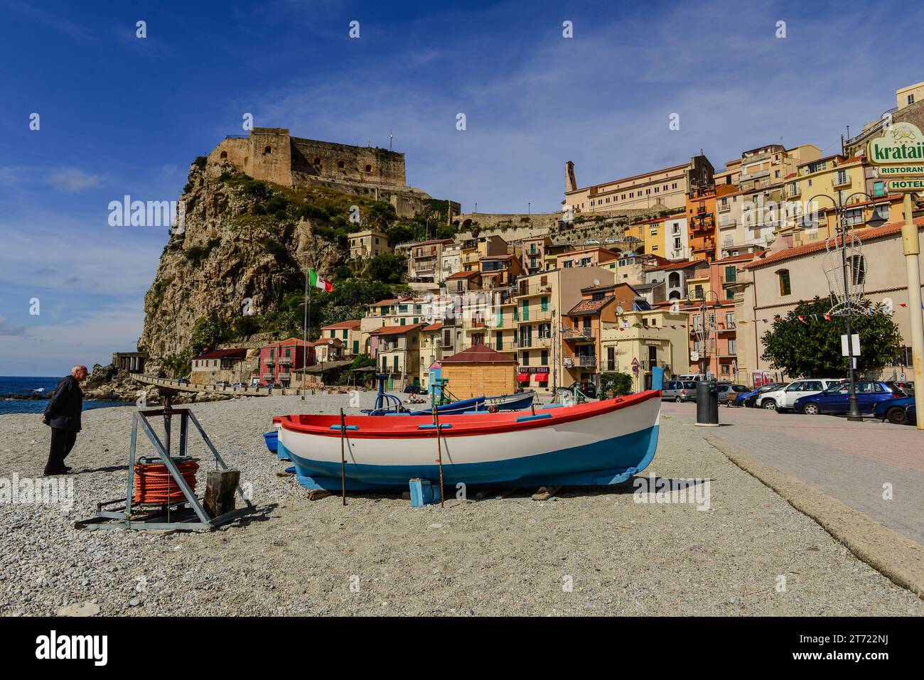 Lido Francesco in the offseason at siesta time, Scilla, Reggio Calabria ...