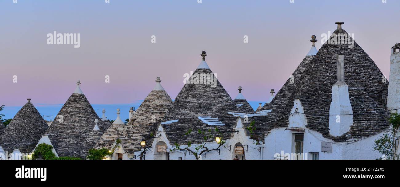 Alberobello, a town near Bari in Apulia famous for its trulli ...