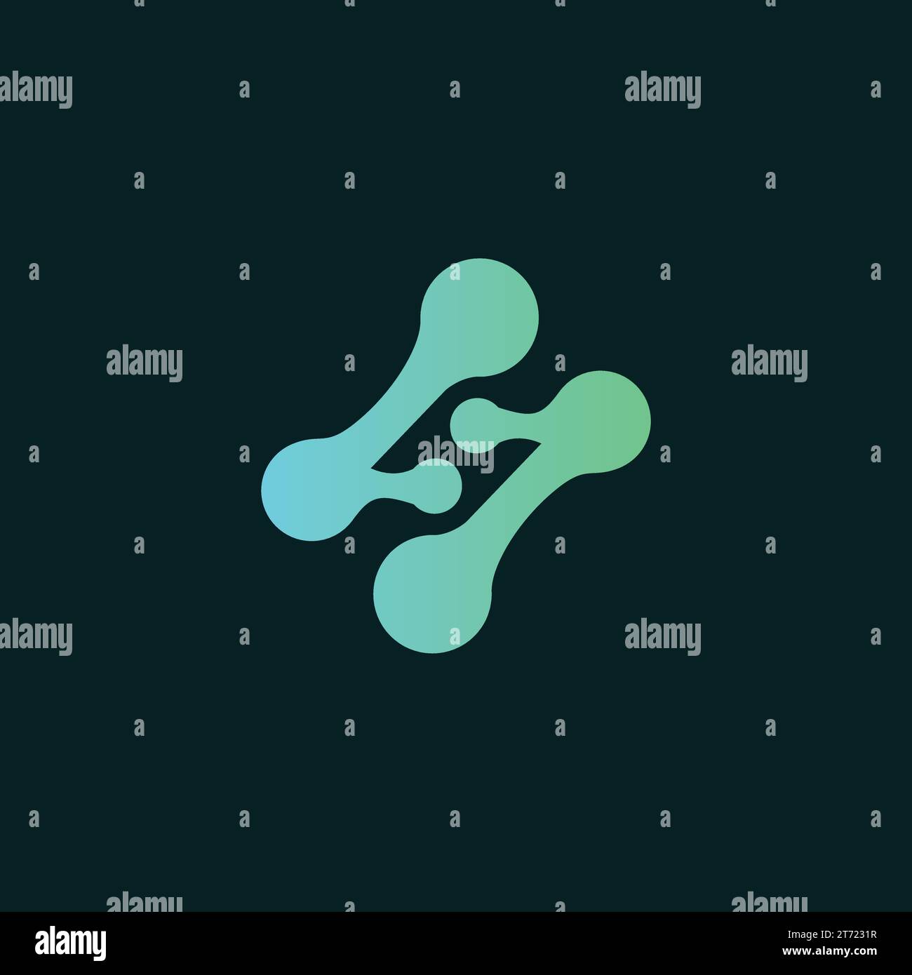 S Particles Logo. Letter S Technology Logo Stock Vector Image & Art - Alamy