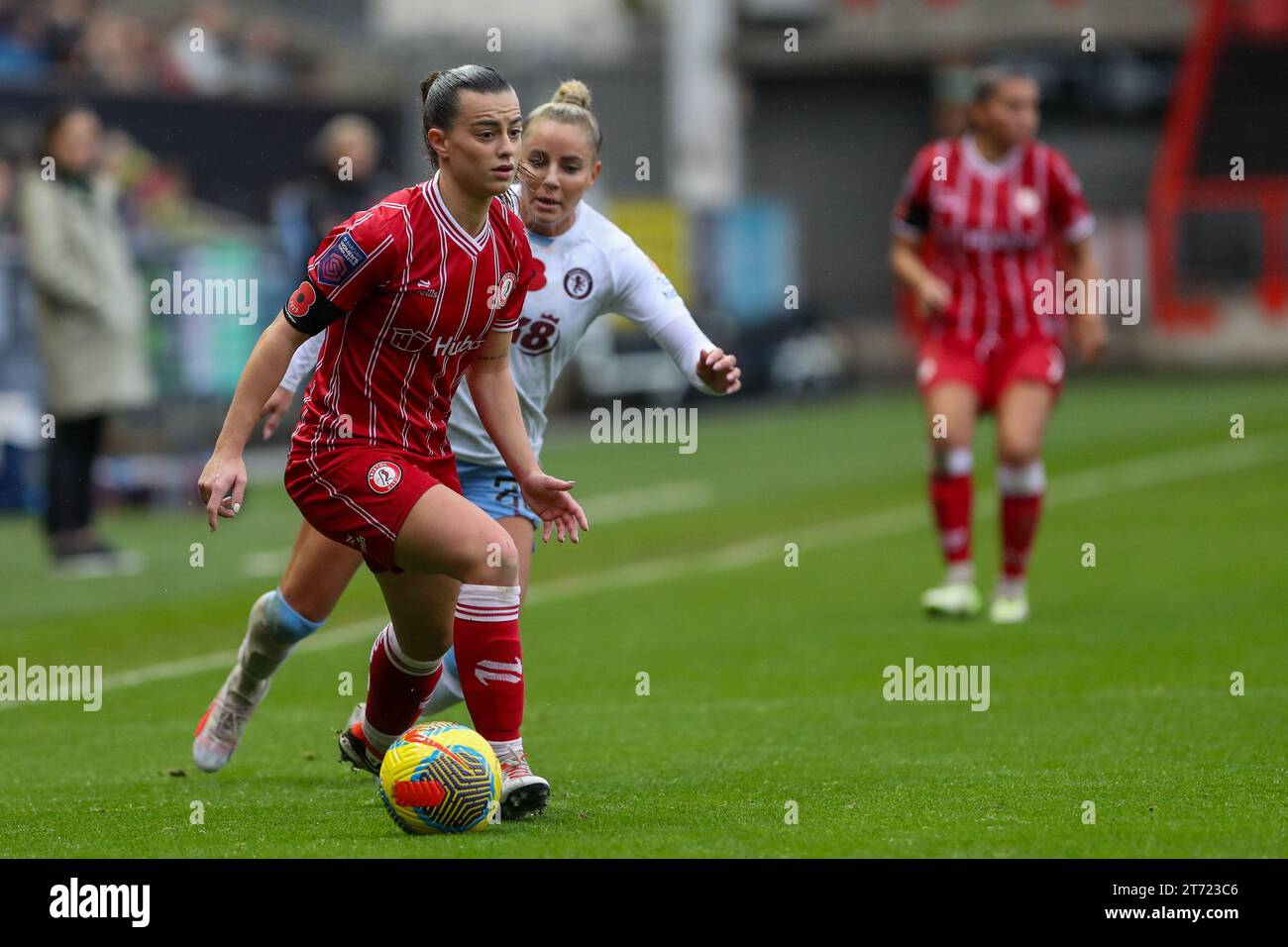 Bristol, UK. 12 November 2023. Ella Powell during the WSL fixture ...