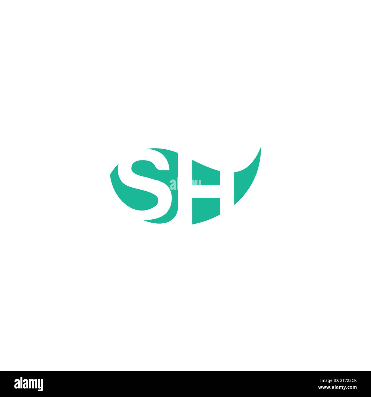 SH Leaves Logo Nature Stock Vector Image & Art - Alamy