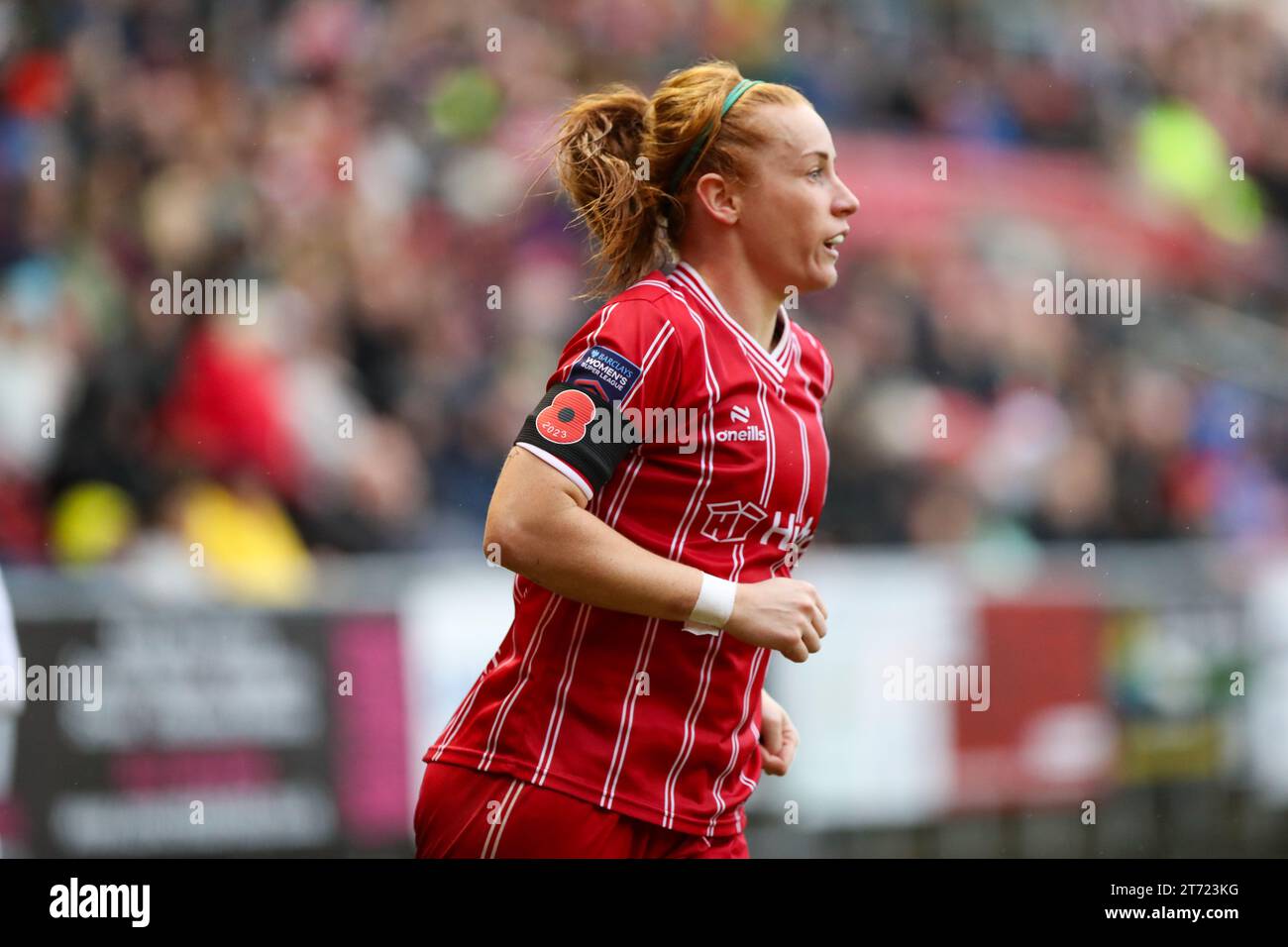 Bristol, UK. 12 November 2023. Rachel Furness during the WSL fixture ...