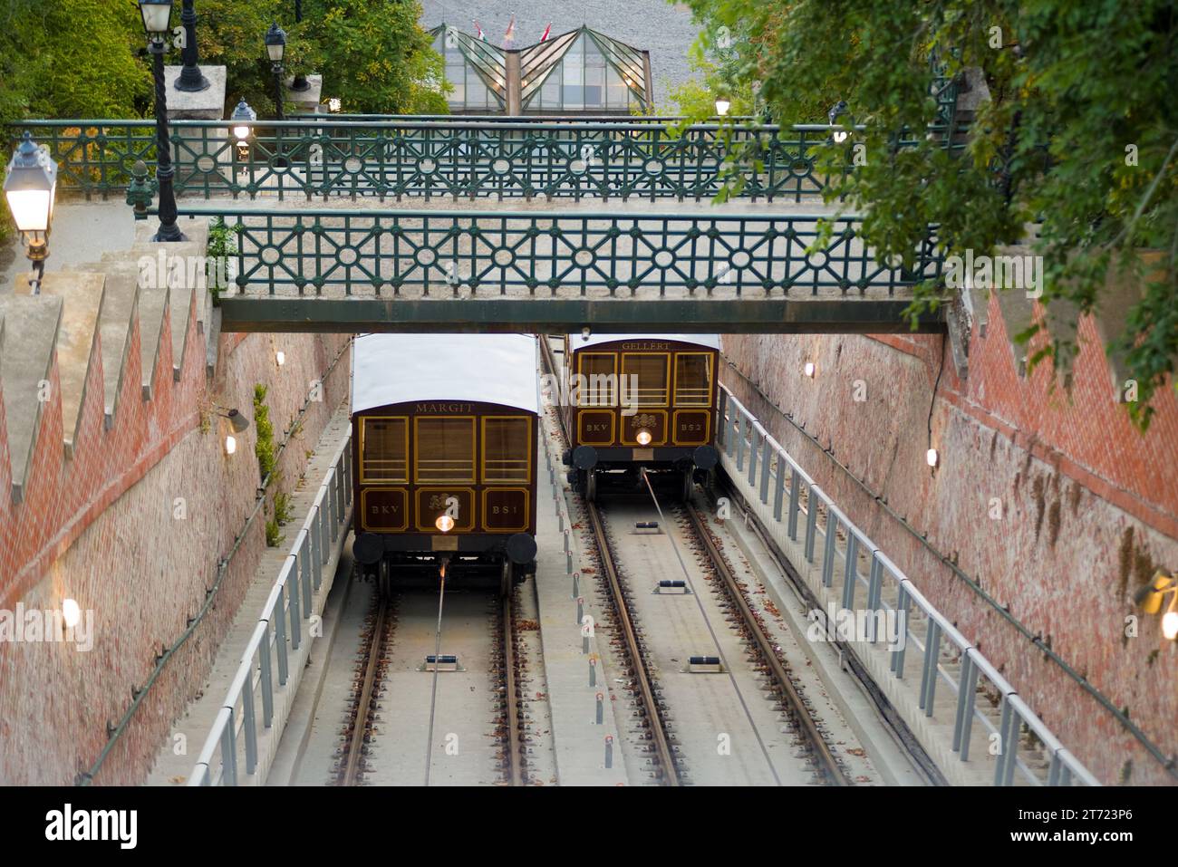 Budapest Castle Hill Funicular Stock Photo - Alamy