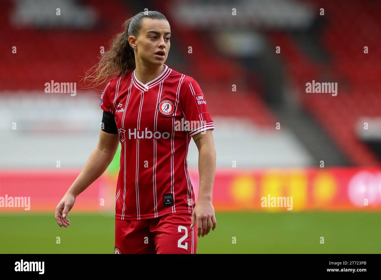 Bristol, UK. 12 November 2023. Ella Powell during the WSL fixture ...