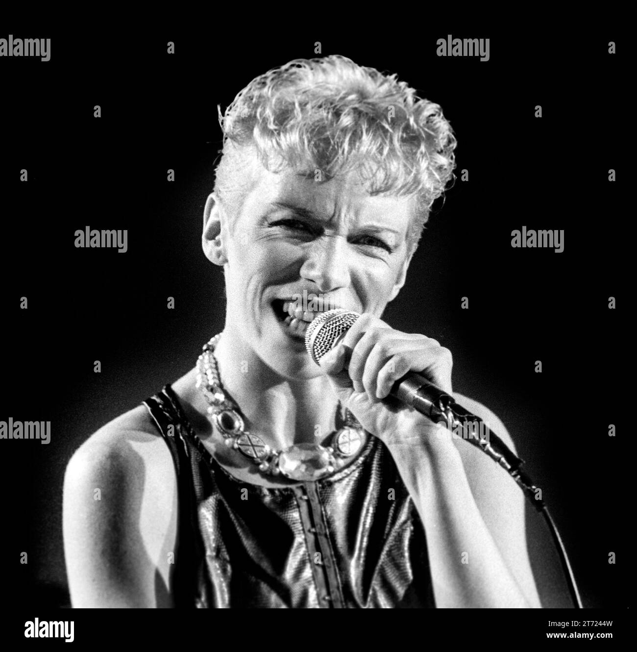 Annie Lennox singer of the Eurythmics in concert called Touch in De ...