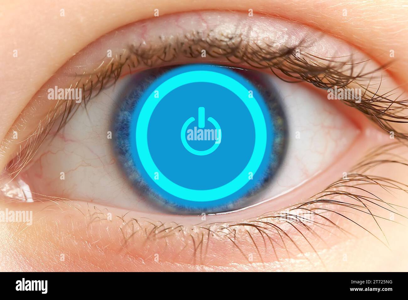 Use your eyes to open and close the device. It is a kind of security ...