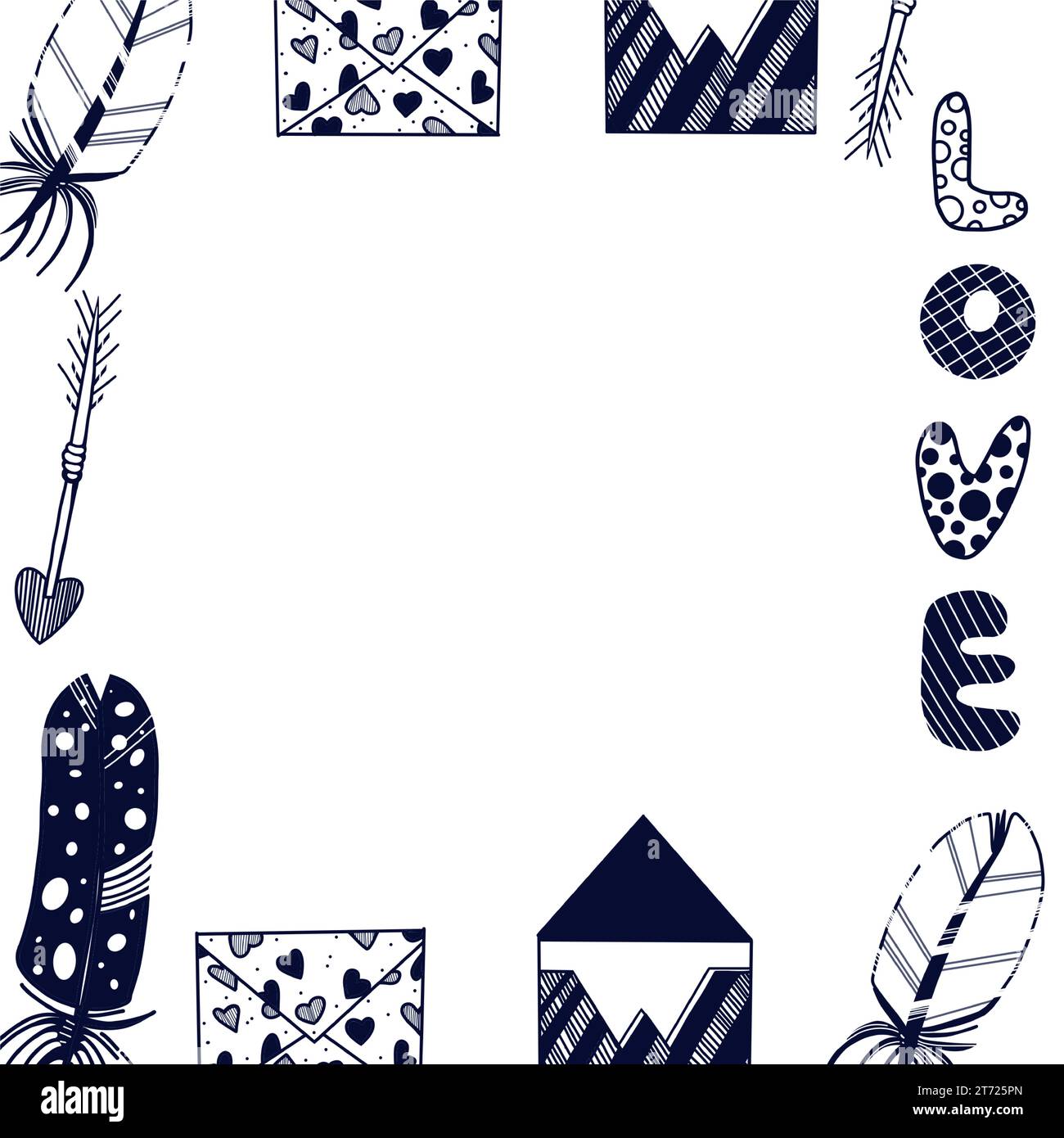 Cupids arrows Cut Out Stock Images & Pictures - Alamy