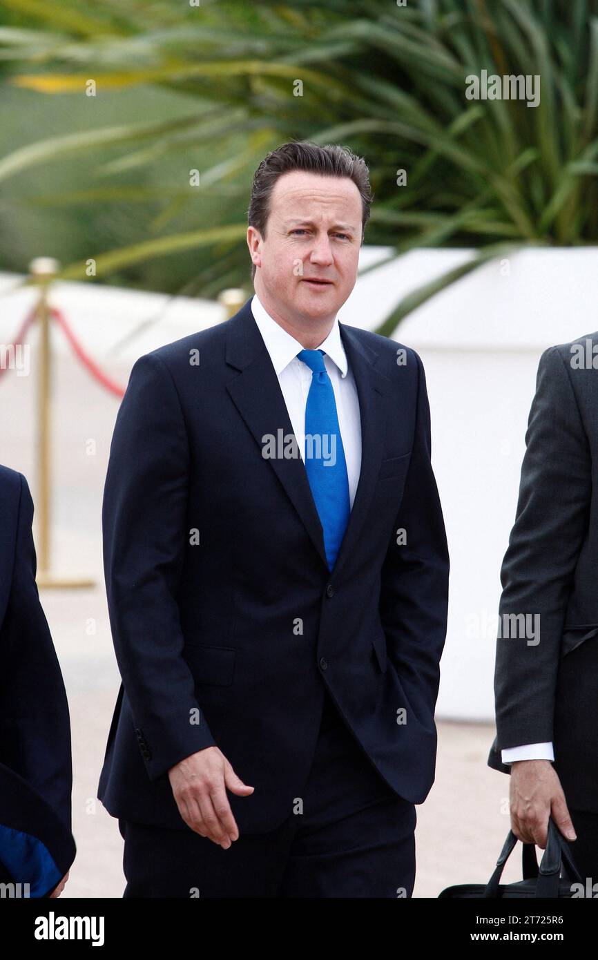 File photo dated May 27, 2011 shows British Prime Minister David ...