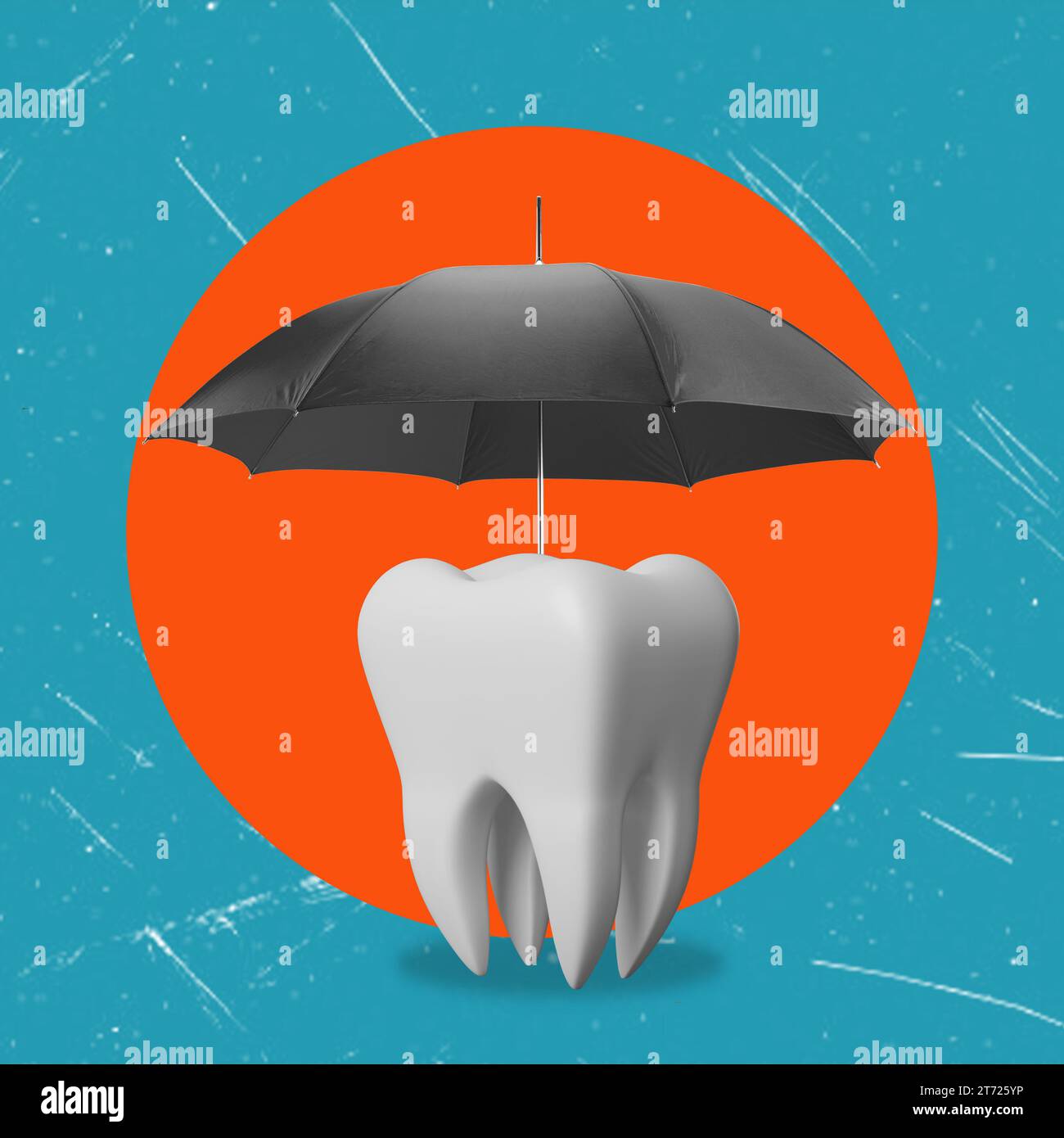 Art collage, tooth, and defense against everything. Minimal art poster ...