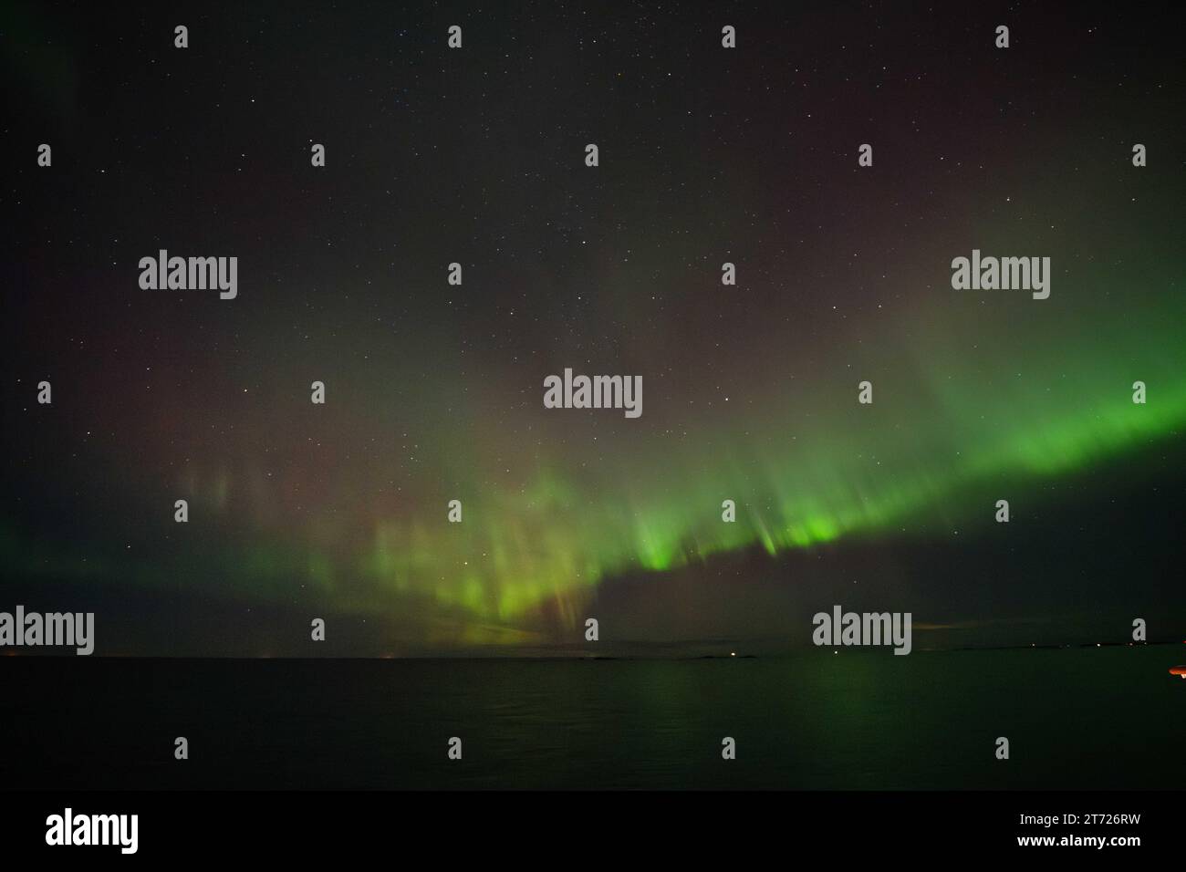 Aurora borellae make their appearance in the skies near the region of ...