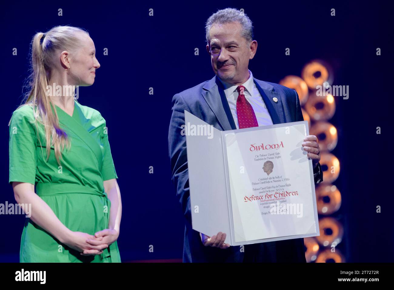 Bergen 20231112.The Rafto Prize 2023 was awarded to Defense for ...