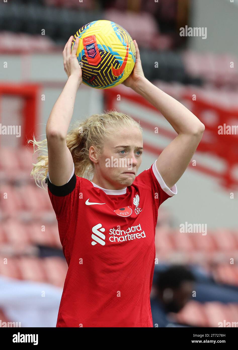 Grace Fisk of Liverpool Women during The FA Women's Super League soccer ...