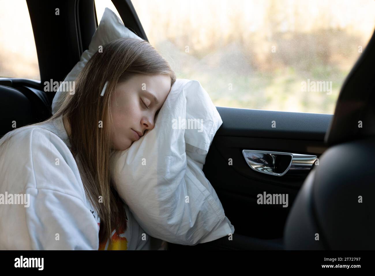 Sleeping In The Car Inside