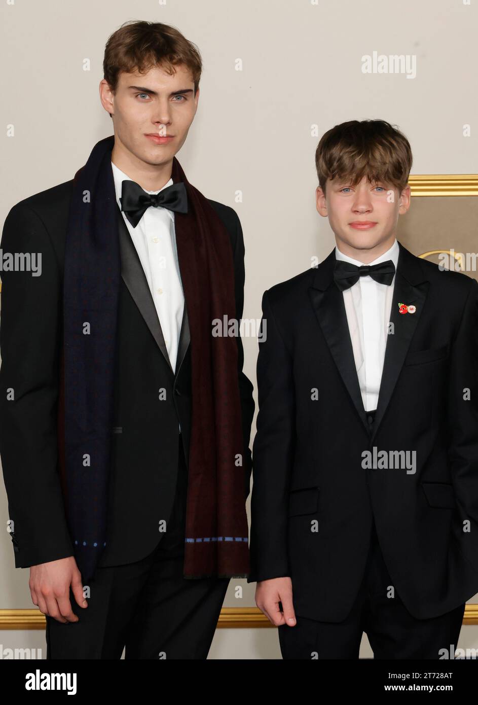 Los Angeles, Ca. 12th Nov, 2023. Rufus Kampa, Fflyn Edwards, at Netflix ...