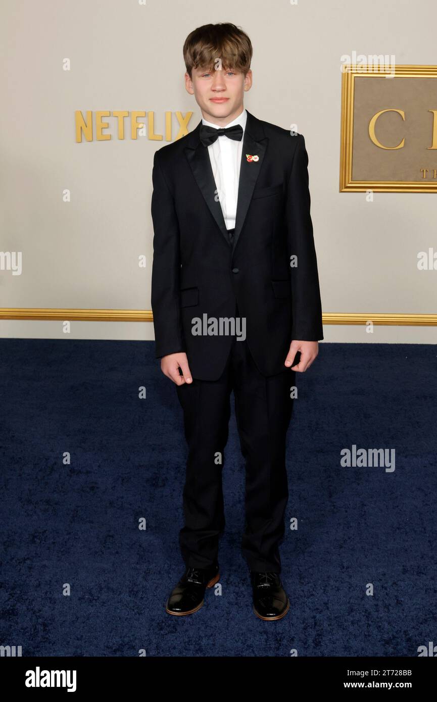 Los Angeles, Ca. 12th Nov, 2023. Fflyn Edwards, at Netflix' The Crown ...