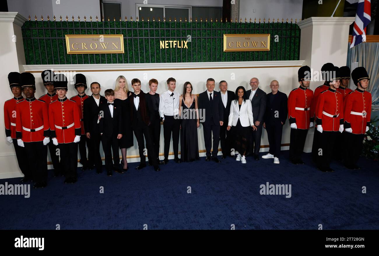 Los Angeles, Ca. 12th Nov, 2023. Rufus Kampa, Fflyn Edwards, Elizabeth ...