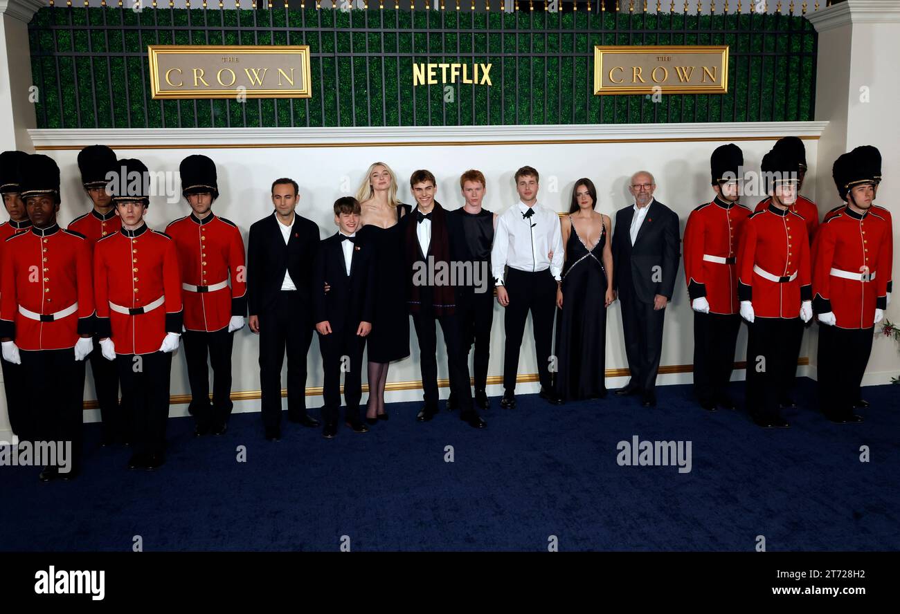 Los Angeles, Ca. 12th Nov, 2023. Rufus Kampa, Fflyn Edwards, Elizabeth ...