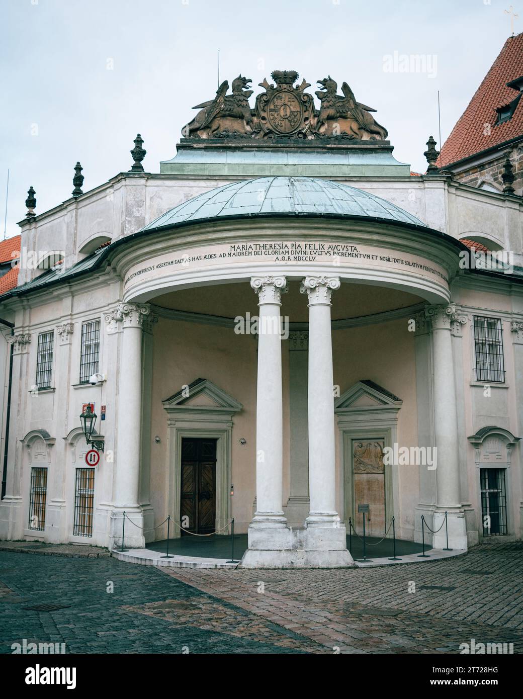 Empress Maria Theresa Entrance to Rosenberg Palace, in Prague, Czechia ...