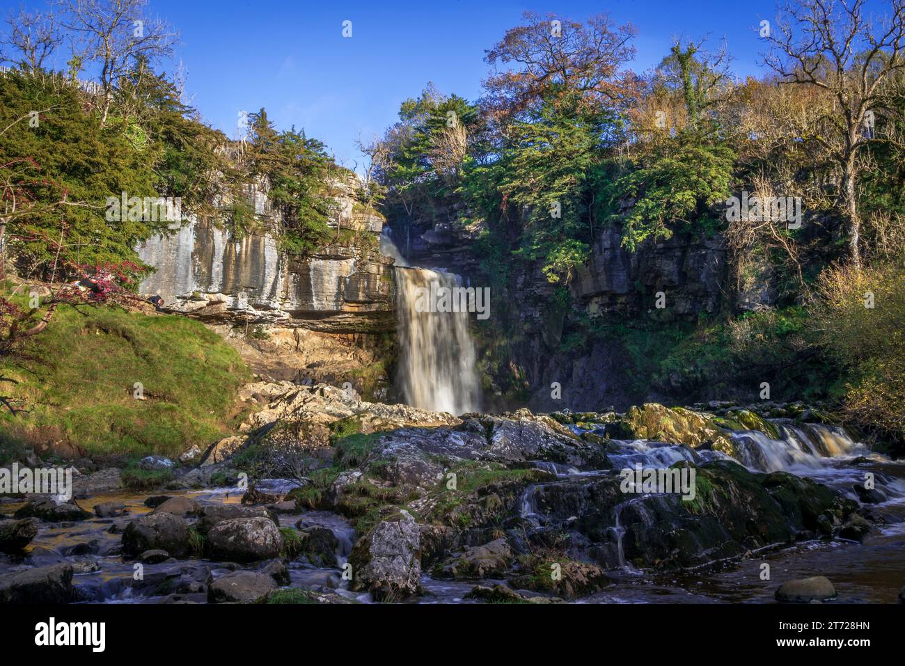 Thronton Force on the Ingleton waterfall trails on the river Twiss at ...