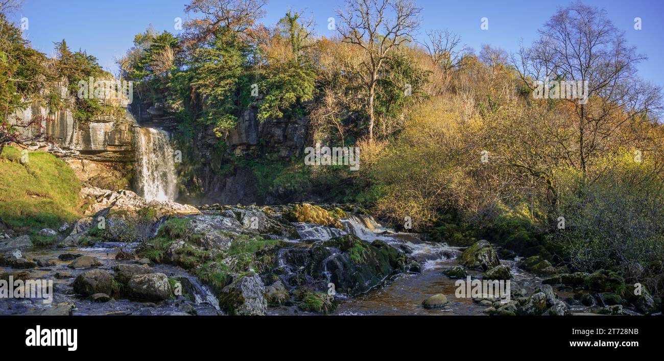 Thronton Force on the Ingleton waterfall trails on the river Twiss at ...