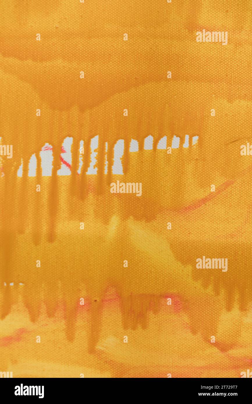 orange paint on a white background texture and texture Stock Photo - Alamy