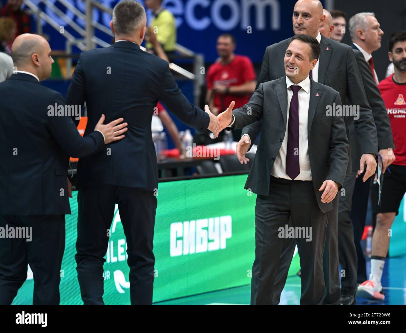 Moscow, Russia. 12th Nov, 2023. VTB United Basketball League. Match ...