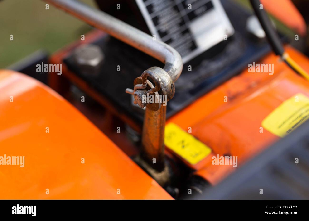 cotter pin for adjusting the gear lever in the walk-behind tractor ...