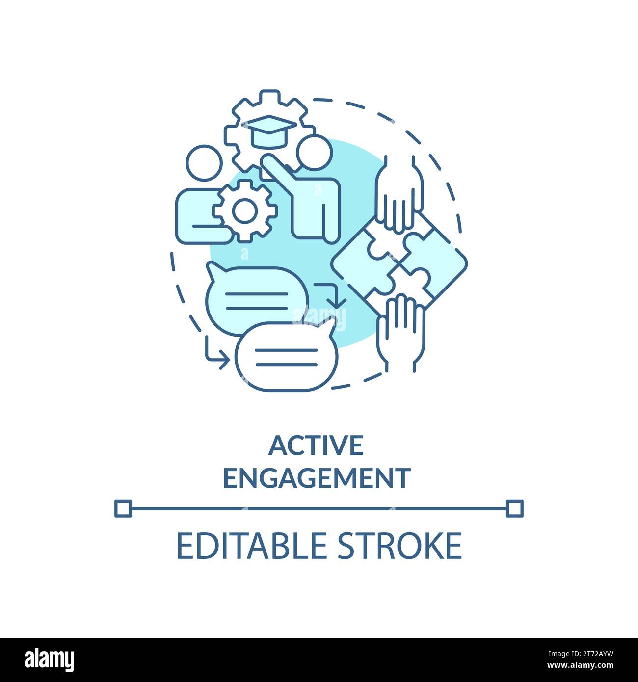 Active engagement Stock Vector Images - Alamy