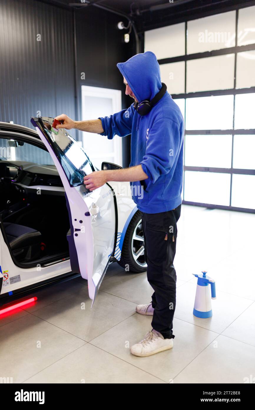 Car tinting, color change, detailing, protective film Stock Photo - Alamy
