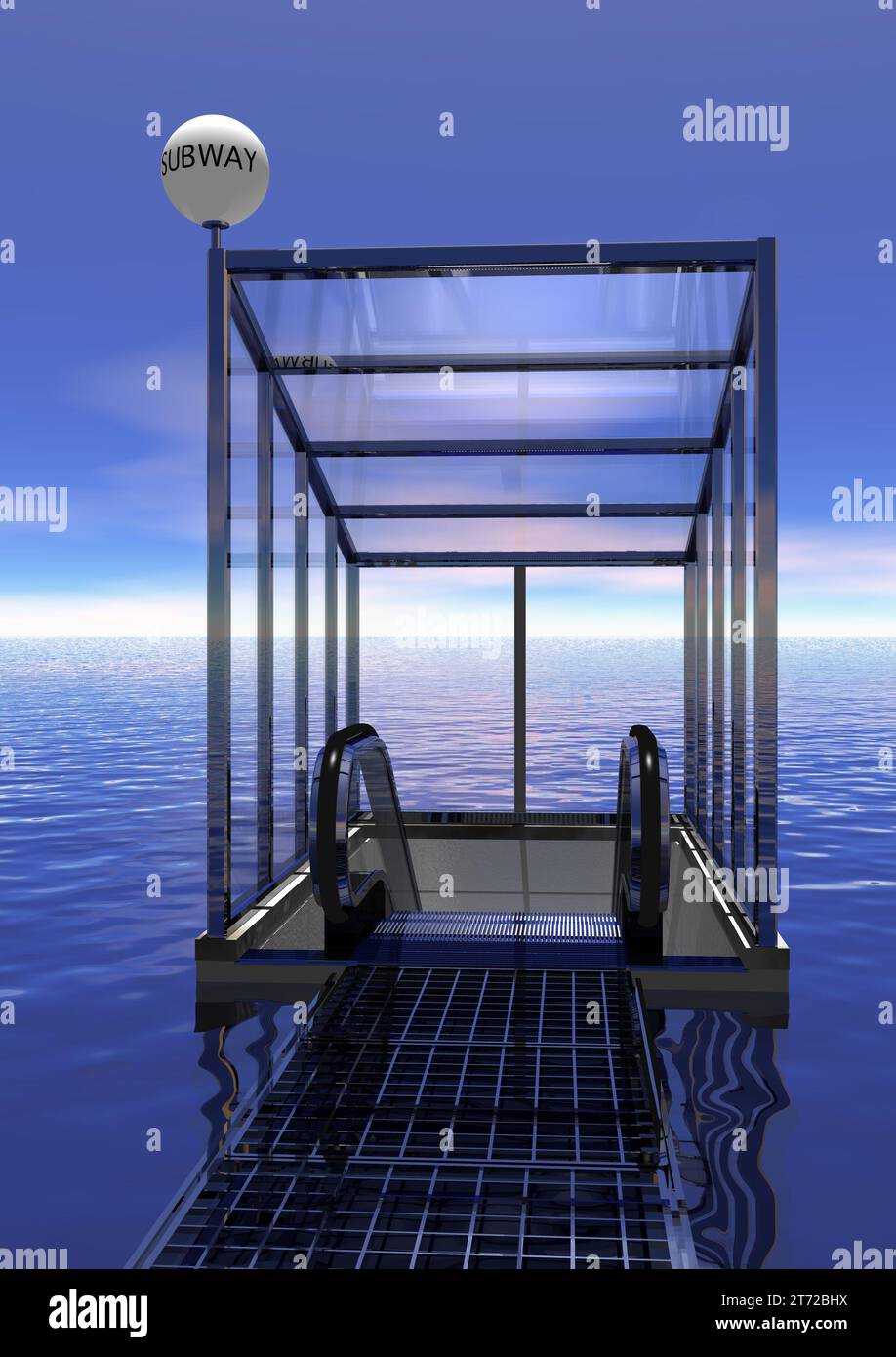 Photorealistic fantasy worlds in 3D Stock Photo - Alamy