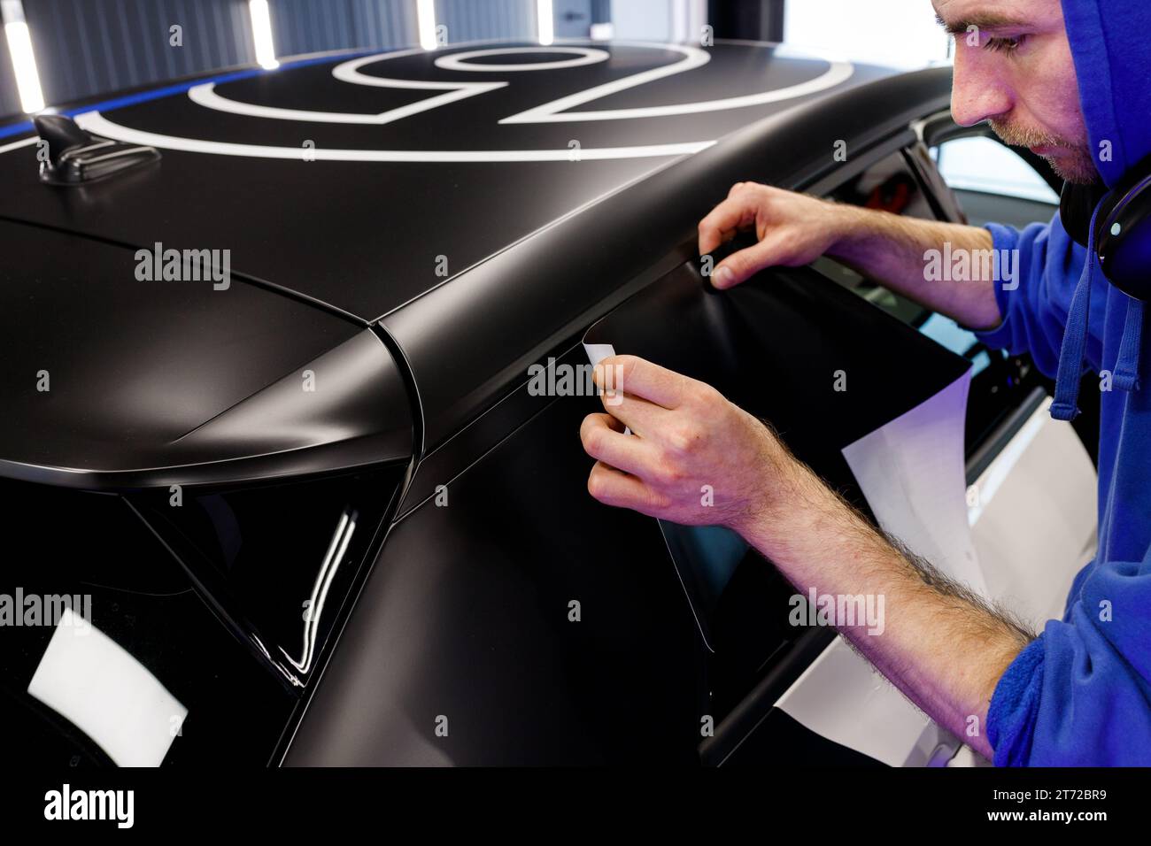 Car tinting, color change, detailing, protective film Stock Photo - Alamy