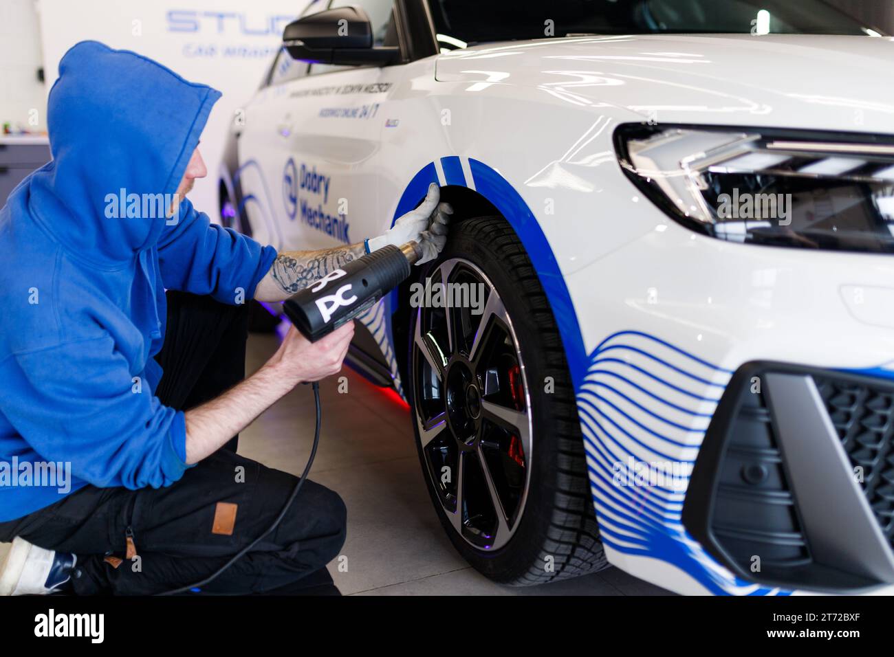Car tinting, color change, detailing, protective film Stock Photo - Alamy