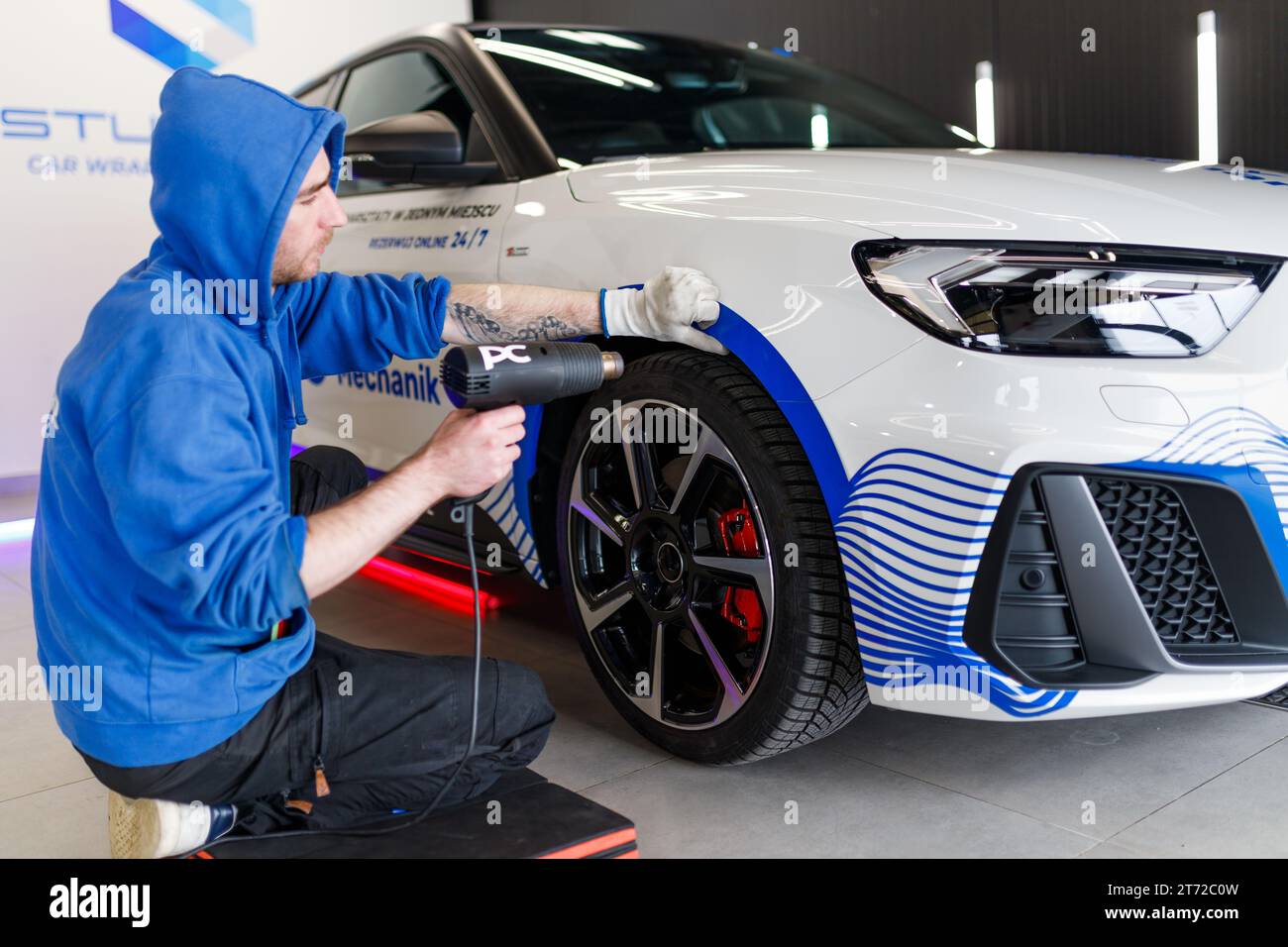Car tinting, color change, detailing, protective film Stock Photo - Alamy