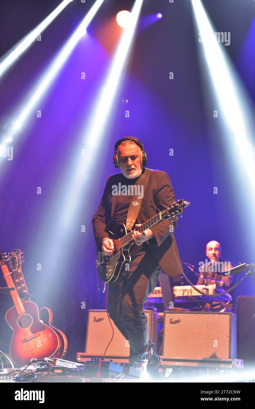 Musicians of the band of the italian duo Zero Assoluto performing on ...