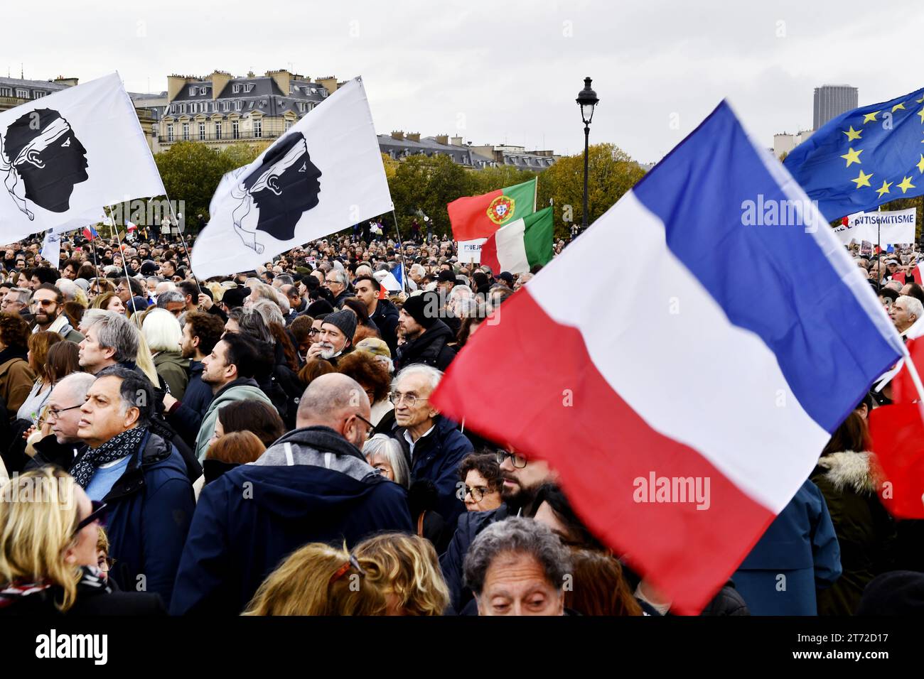 National Protest Rally against antisemitism in Paris - November 12th ...