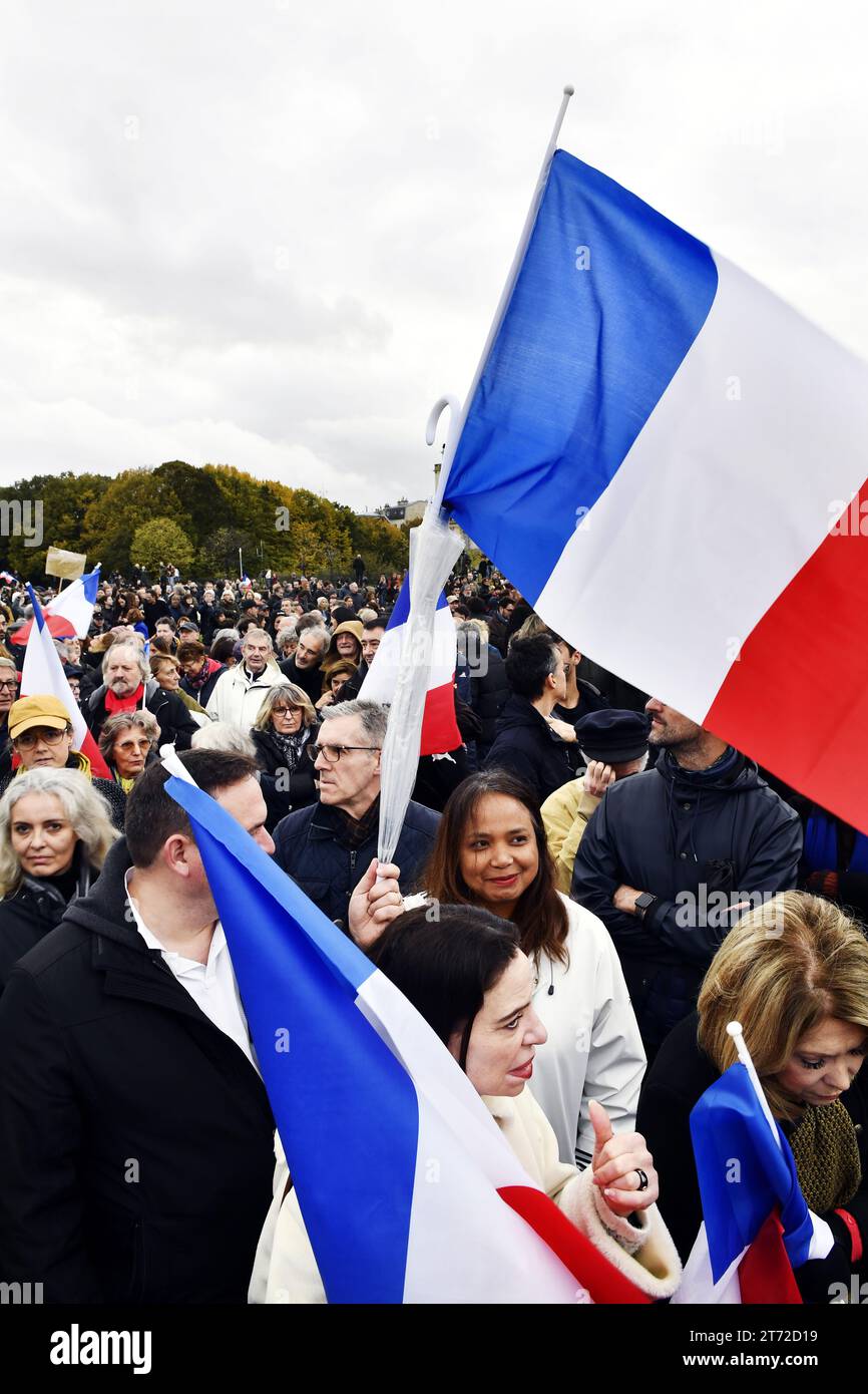 National Protest Rally against antisemitism in Paris - November 12th ...