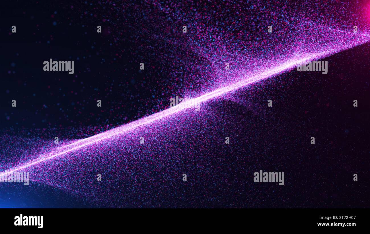 Abstract wind particles. Computer generated 3d render Stock Photo - Alamy