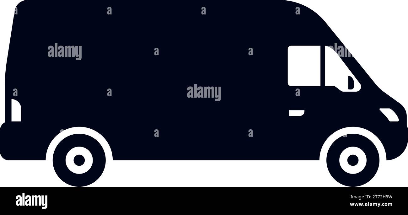 Van symbol transport and delivery transporter vector illustration icon ...