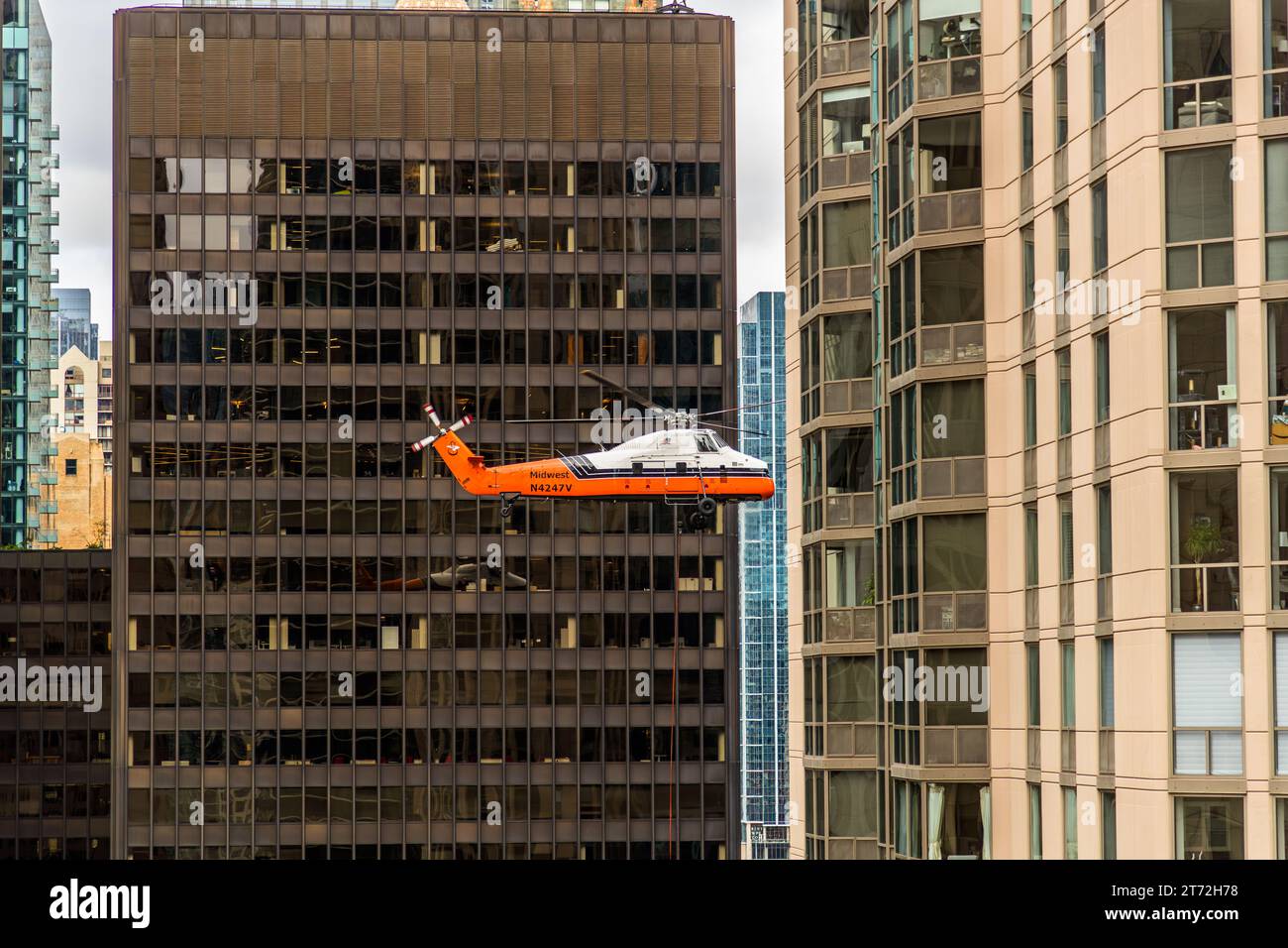 Helicopter operation in the narrow high-rise corridors of Chicago ...