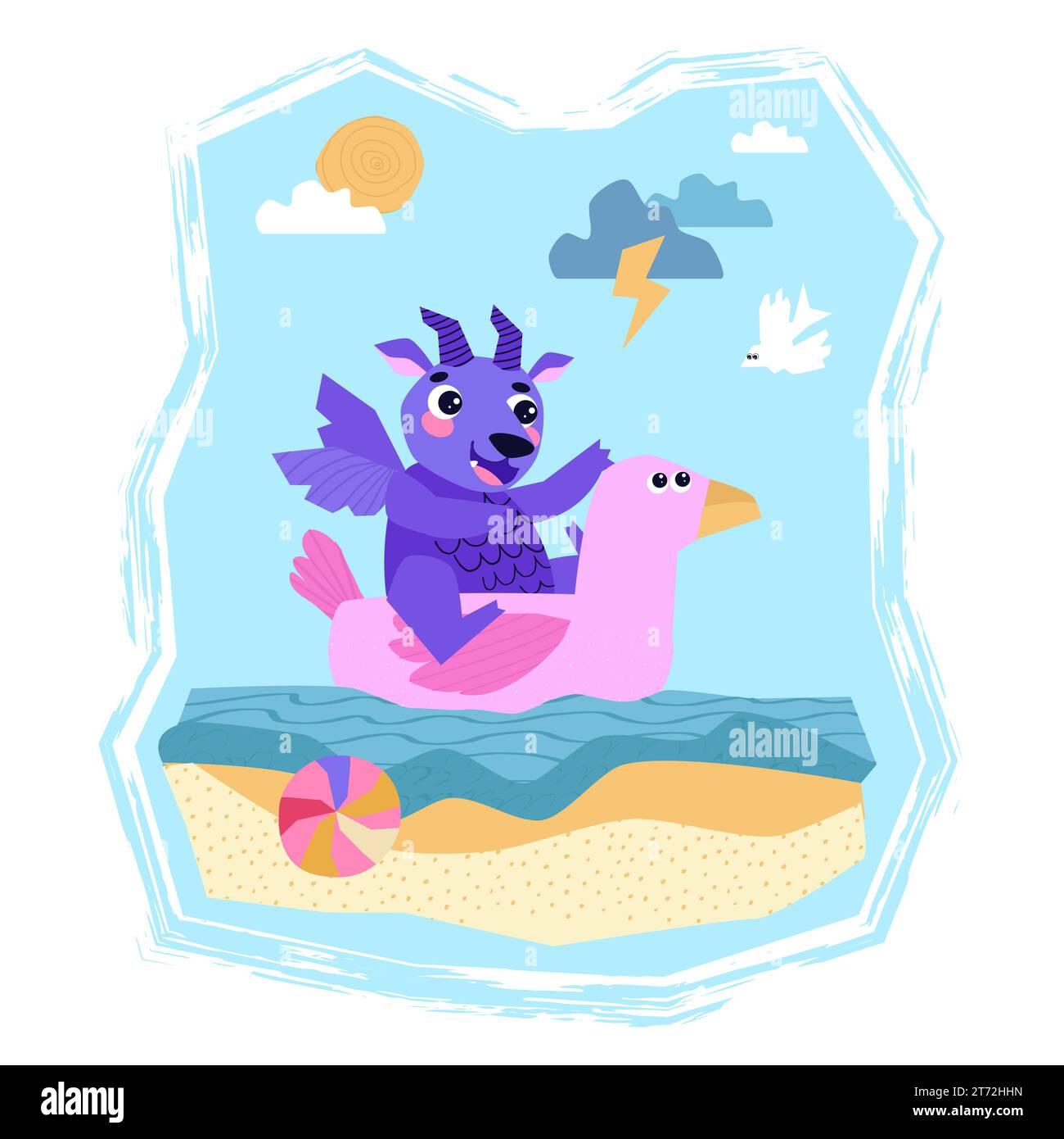 Inflatable chinese dragon Stock Vector Images - Alamy