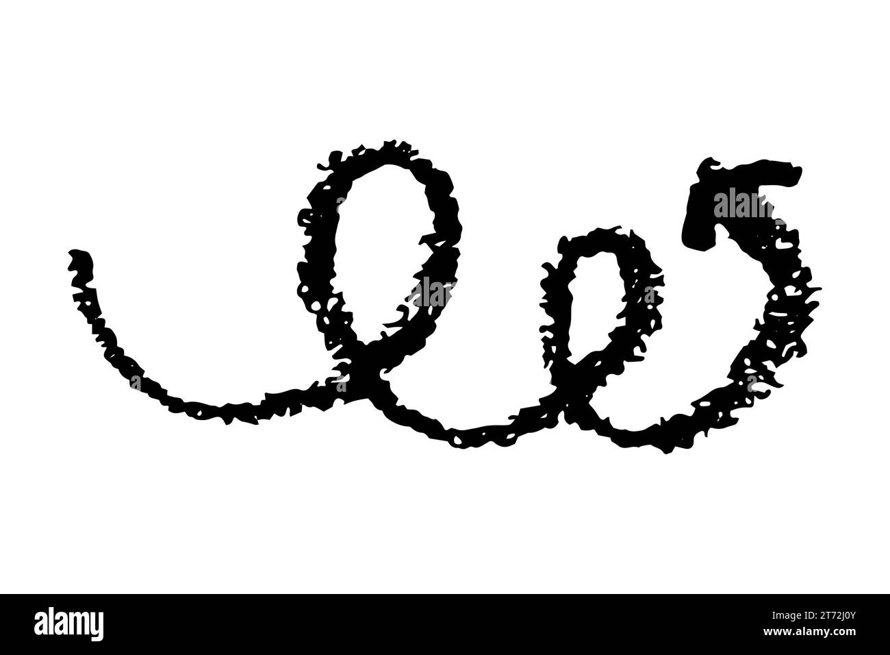 Underline icon black vector Black and White Stock Photos & Images - Alamy