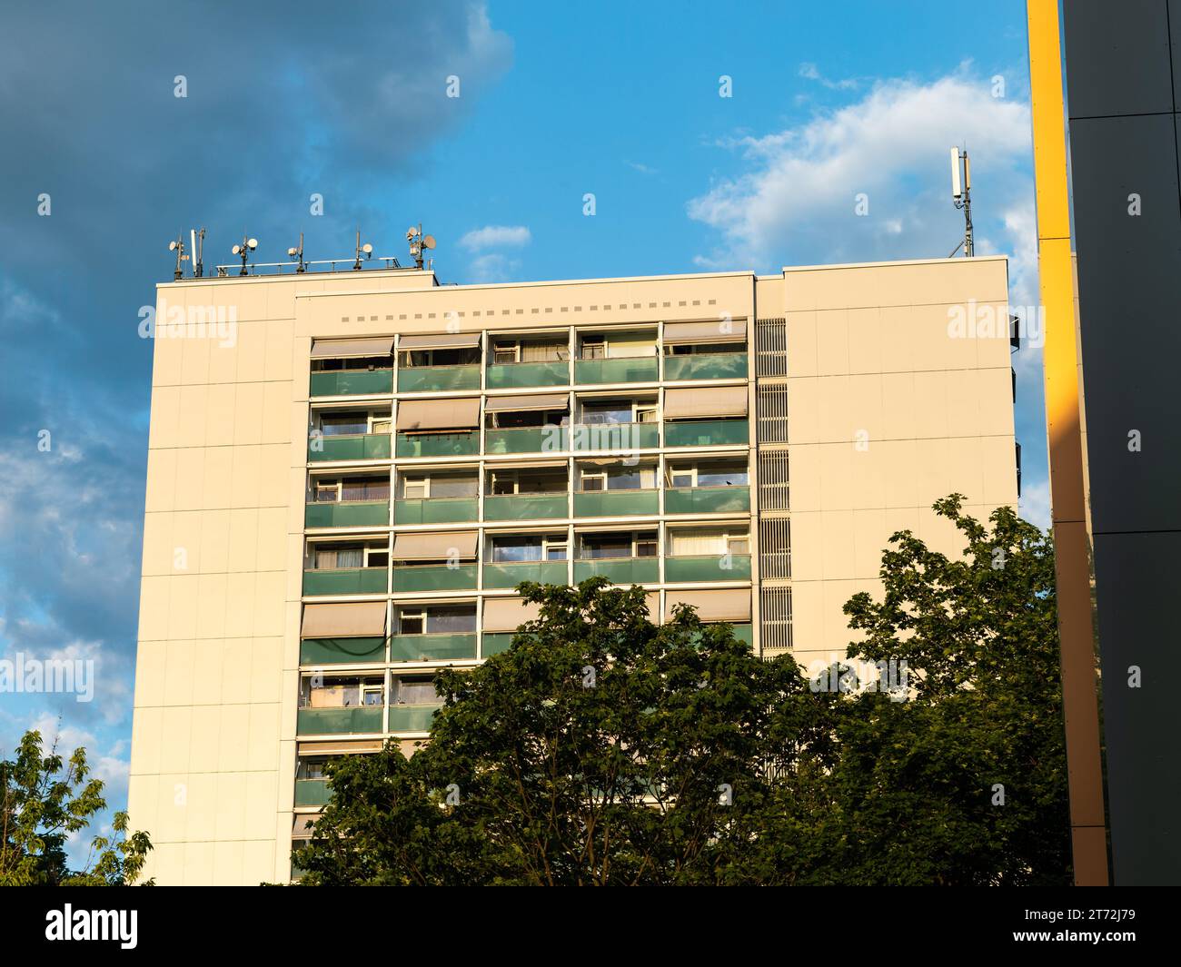 Residential building in WHH 17 architecture from the German Democratic ...